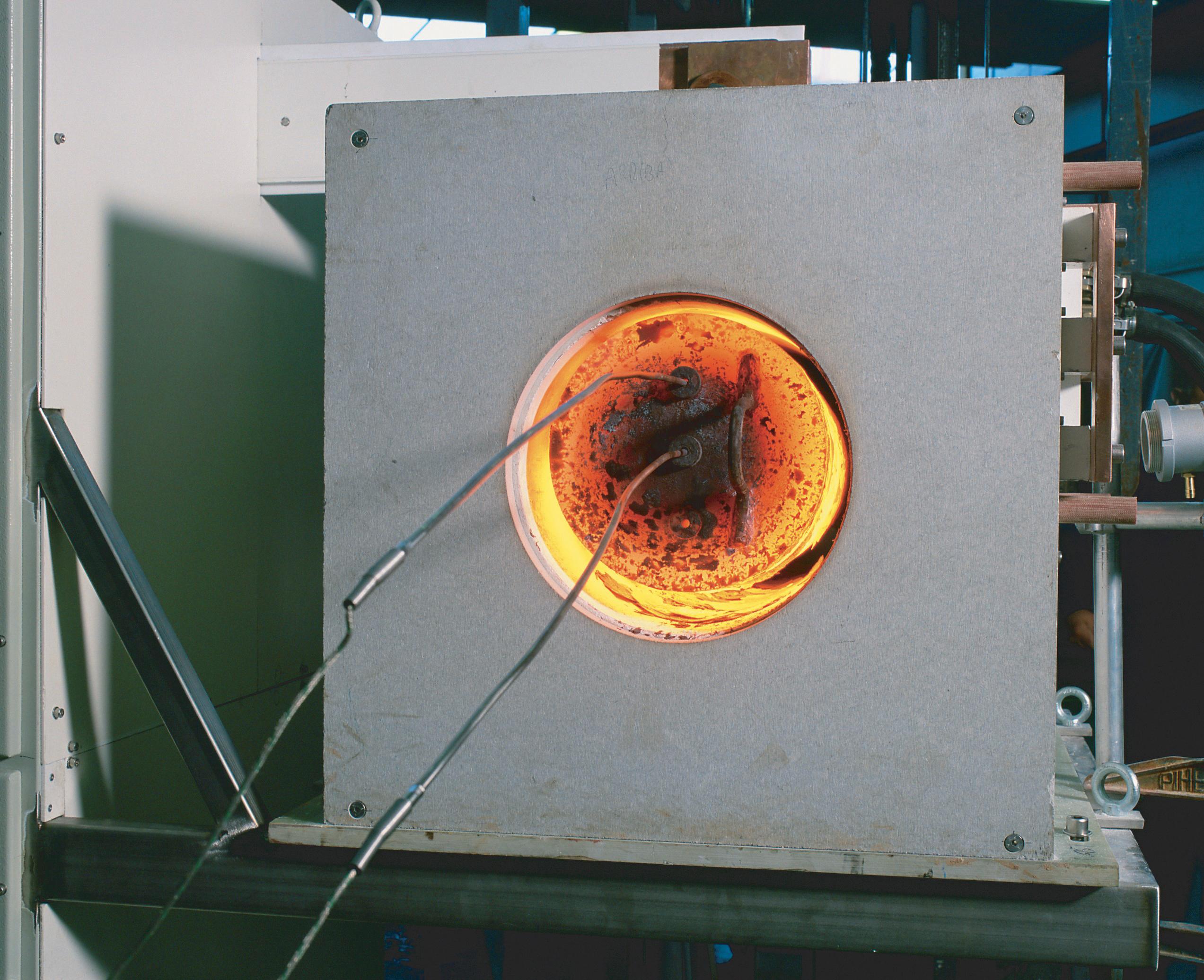 Induction heating equipment gh crankshaft induction heating installation