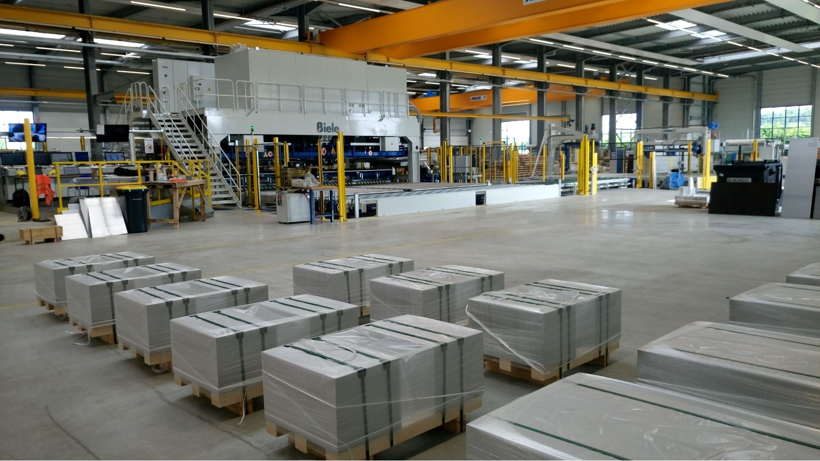 Stacking system for shear lines | AFM